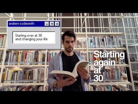 Starting again at 30 is brutal