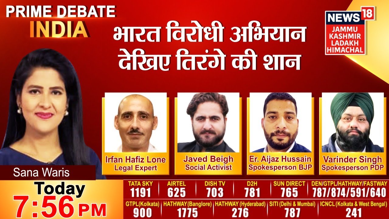 Prime Debate India | भारत विरोधी अभियान- देखिए तिरंगे की शान | Republic ...