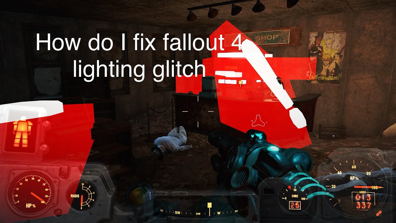 How do I fix this fallout 4 lighting glitch - YouTube