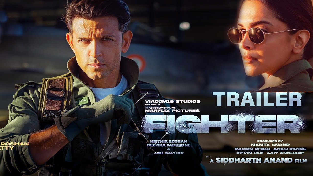 Fighter | Official Trailer | Hrithik Roshan, Deepika Padukone, Anil ...