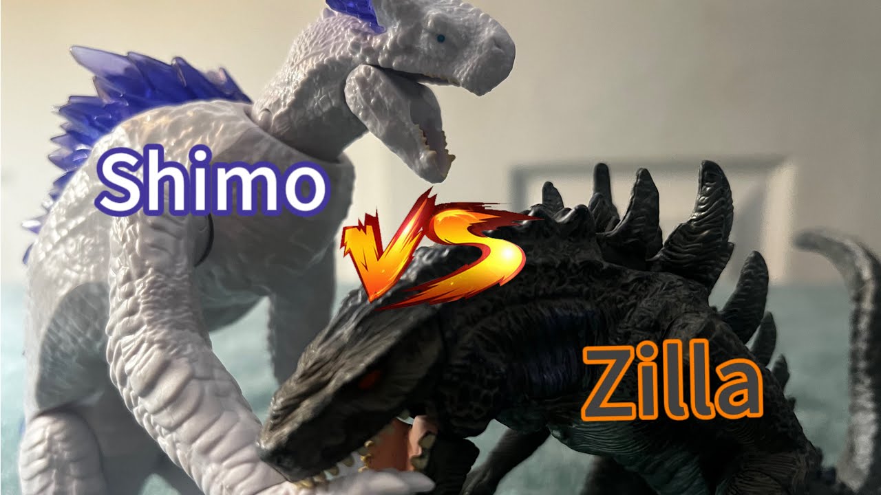 Zilla vs Shimo (Figure Epic Battle) - YouTube