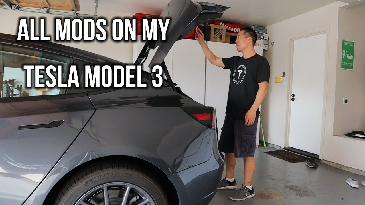 All Mods I Have On My Tesla Model 3 + Costs - YouTube