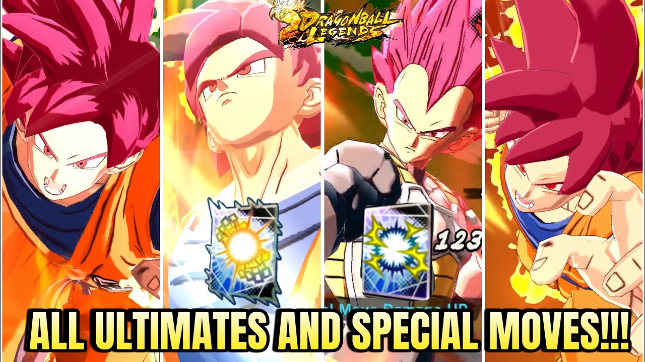 🔥EVERY SSG ULTIMATE CARD AND SPECIAL MOVE CARDS IN DRAGON BALL LEGENDS ...