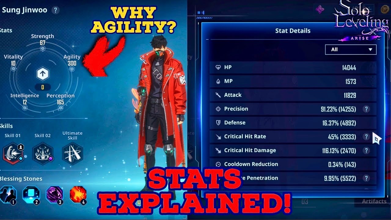 Solo Leveling: Arise ! STATS EXPLAINED! Which Stats to Level Up First ...