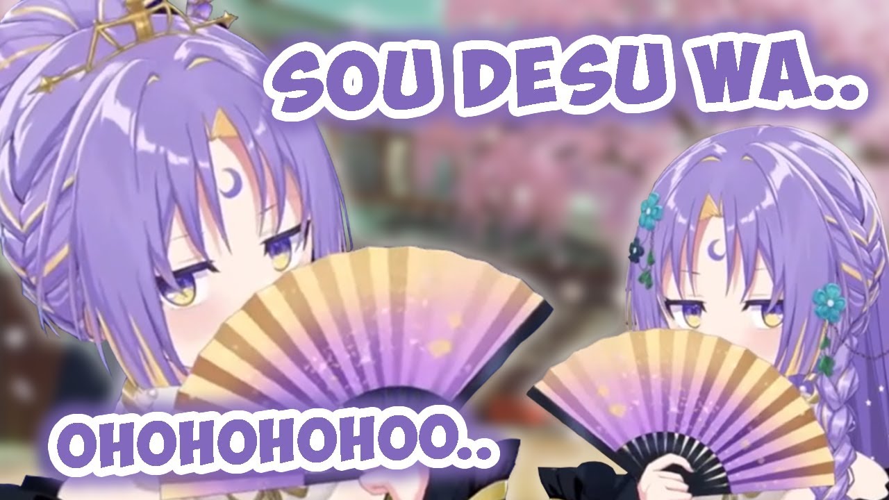 Sekarang Moona sudah menjadi kalangan Ojou-sama "𝙊𝙝𝙤𝙝𝙤𝙝𝙤~ .. 𝙎𝙤𝙪 𝘿𝙚𝙨𝙪 ...