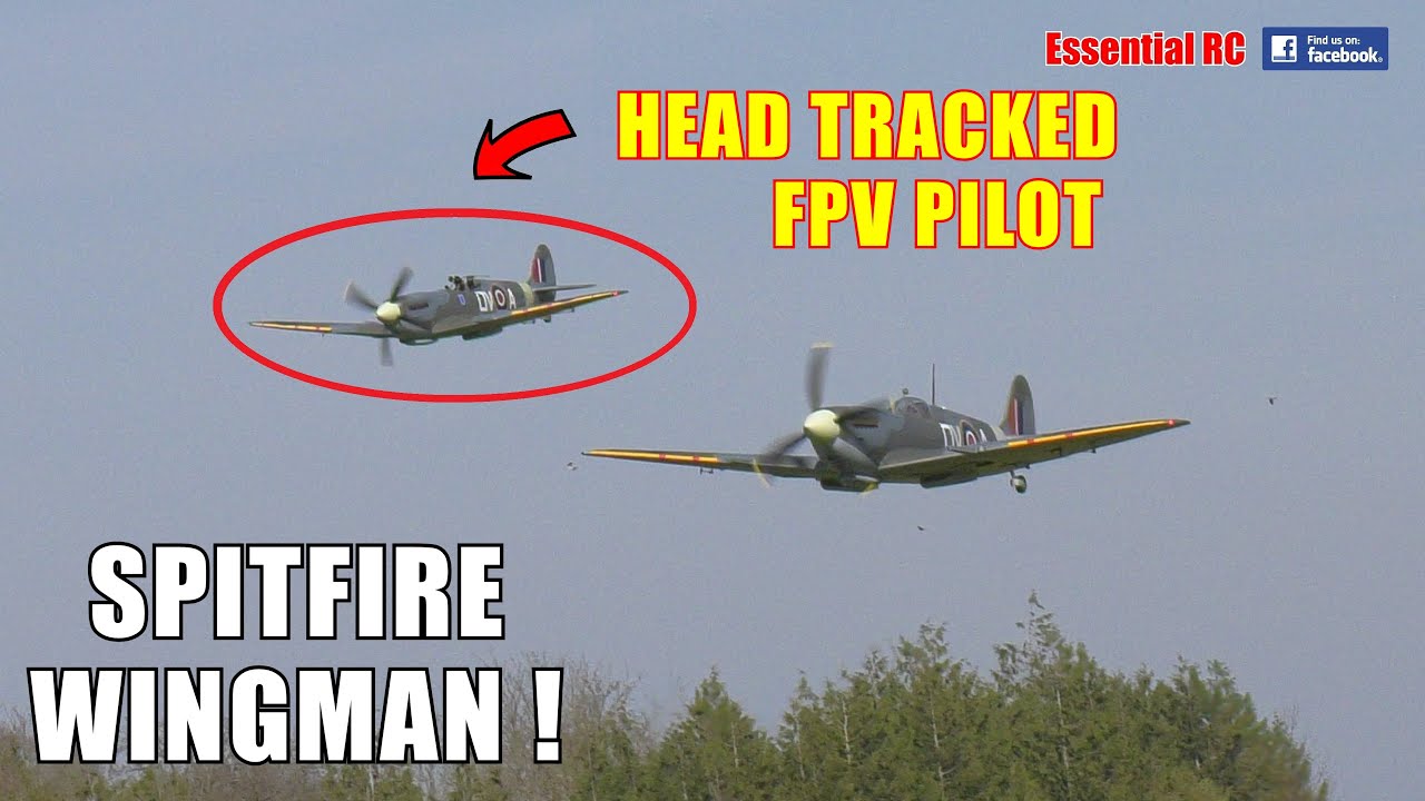 BRILLIANT !!! RC SPITFIRE WINGMAN | DOM'S FIRST FORMATION DUO FLIGHT ...