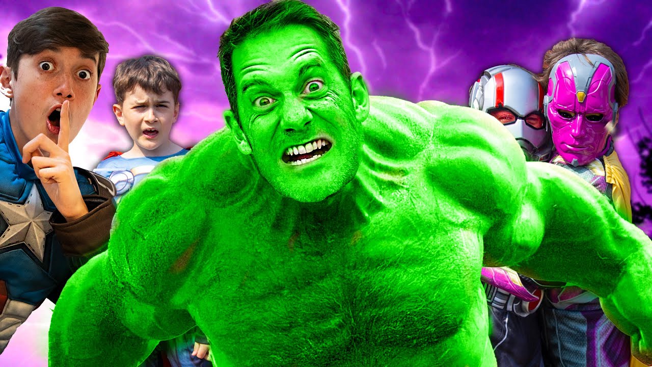 Hulk Hide and Seek Vs The Avengers Kids! - YouTube