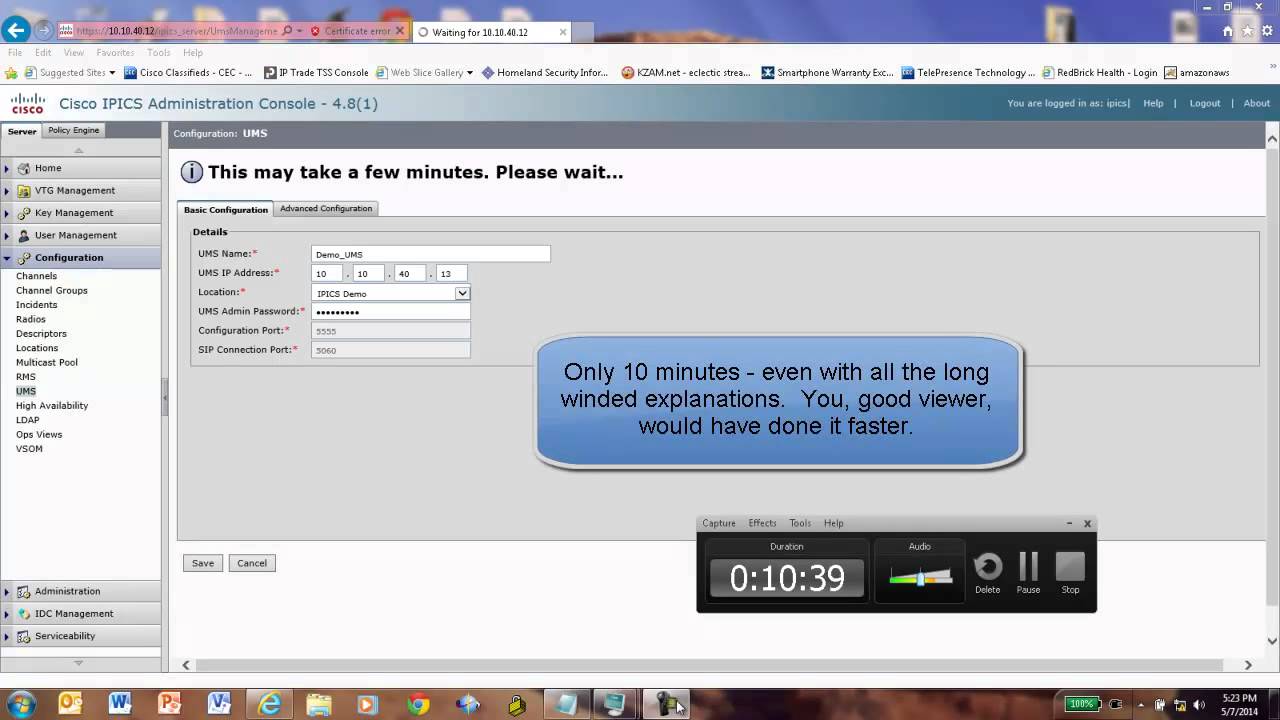 Cisco IPICS Configured in 15 Minutes or Less - YouTube