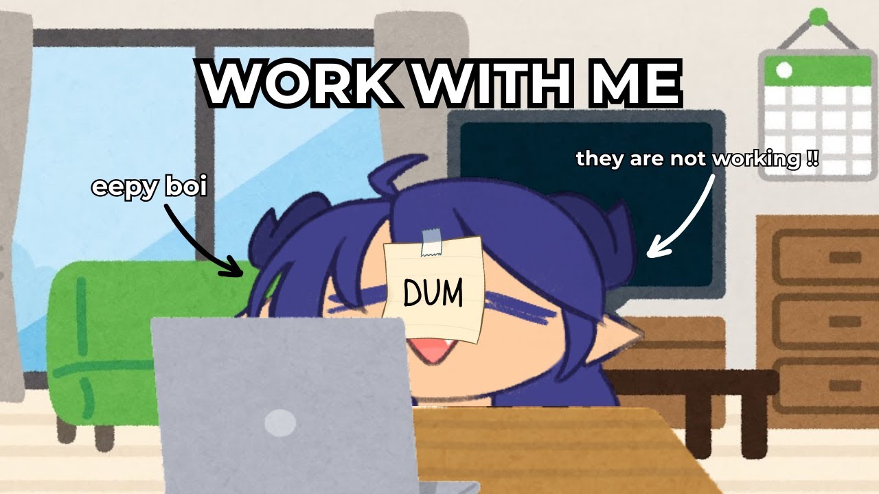 【WORK WITH ME】eepy work day - YouTube