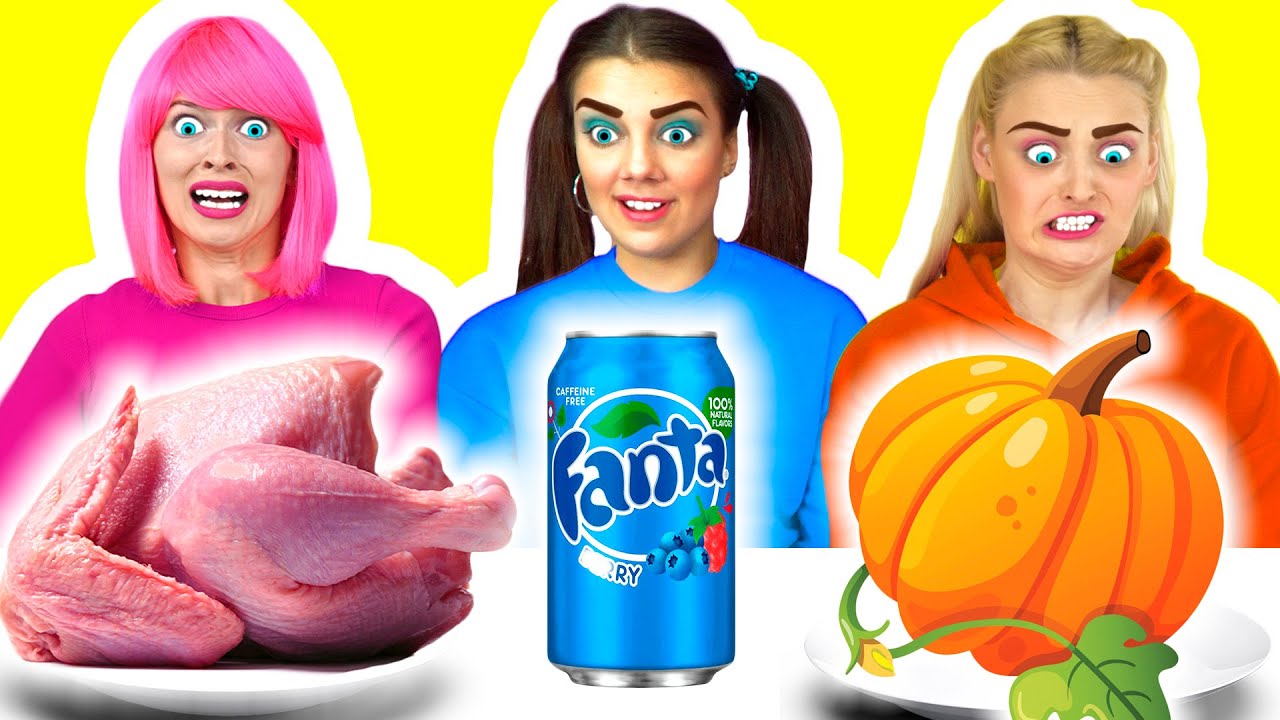 FOOD OF THE SAME COLORS CHALLENGE #3 by Ideas 4 Fun - YouTube