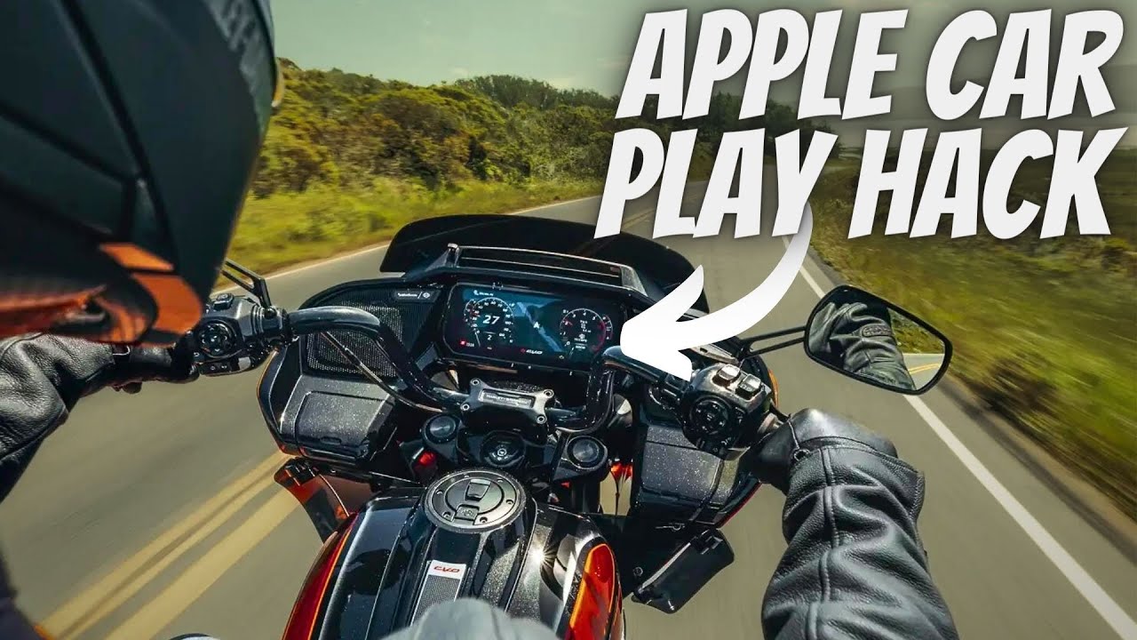 Apple car play hack for 2024 Road glide, Street glide - YouTube