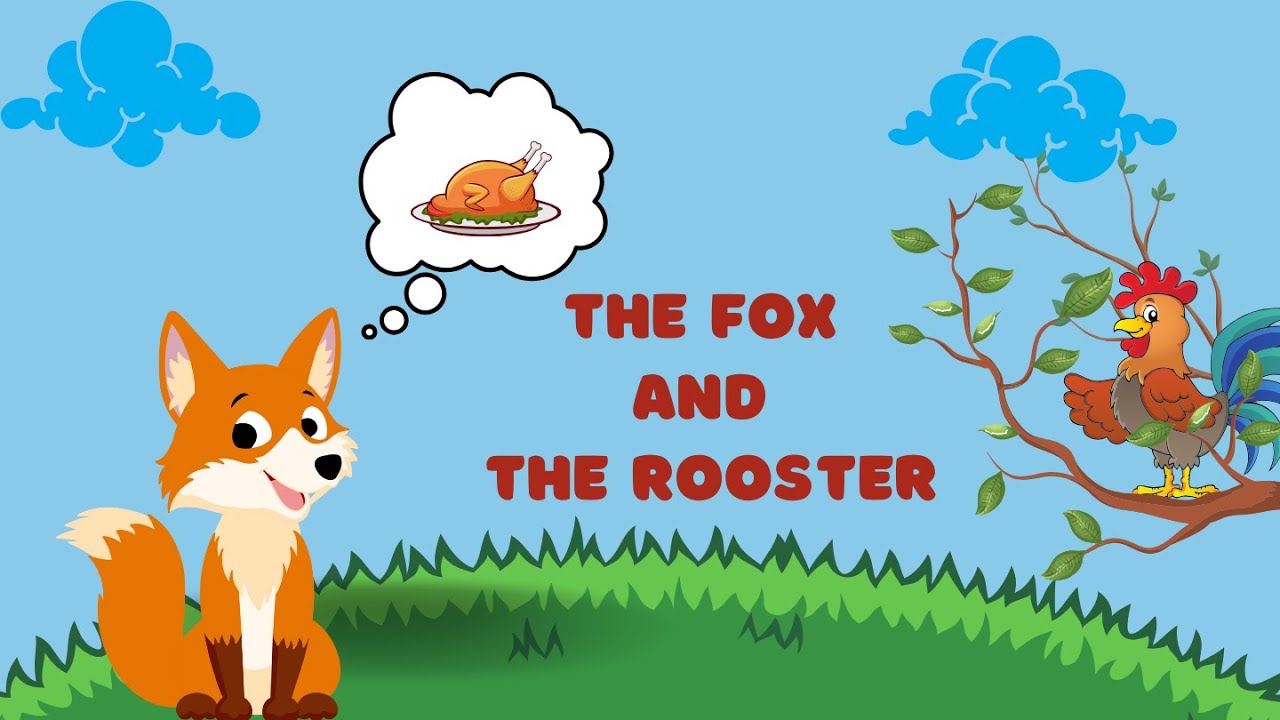 The Fox and The Rooster | Learning Stories | Moral Stories For Kids ...