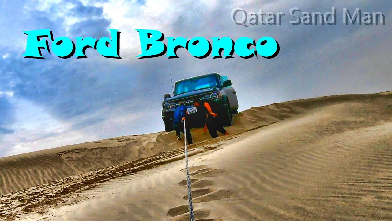 Ford Bronco Stuck in sand dunes - YouTube