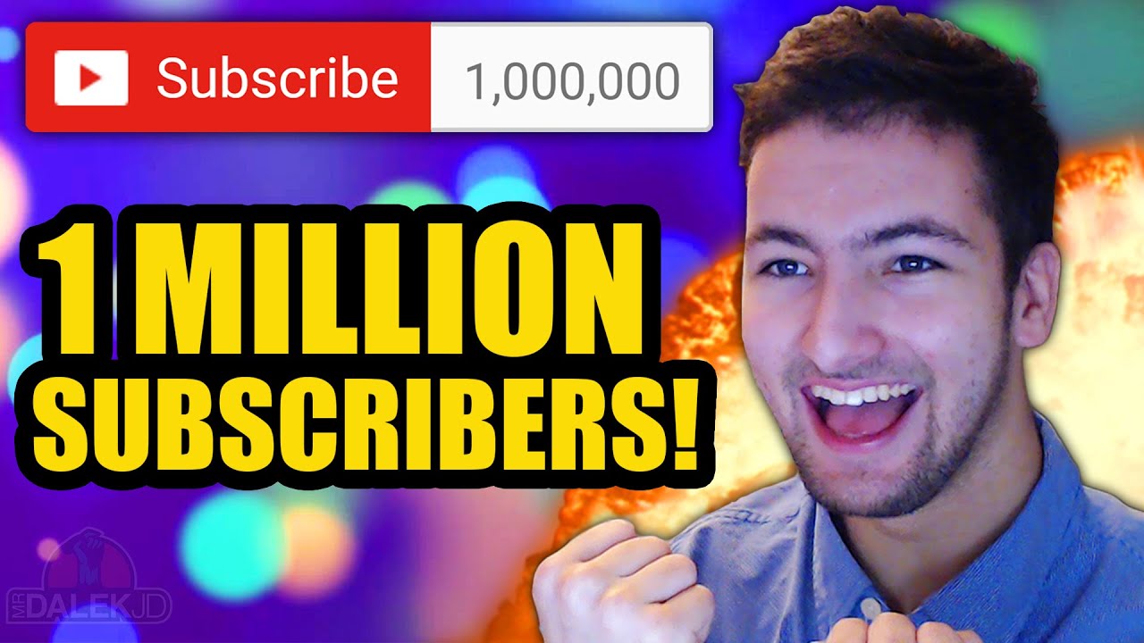 1 MILLION SUBSCRIBERS - THANK YOU! - YouTube