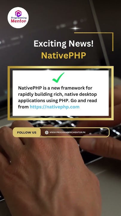 Exciting News! Develop Desktop Apps with Native PHP | Programming Mentor - YouTube