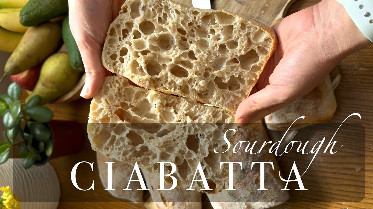 The Ultimate Sourdough Ciabatta Recipe: I’m Never Buying Bread Again 🤩 (Open Crumb ️ Crispy ...