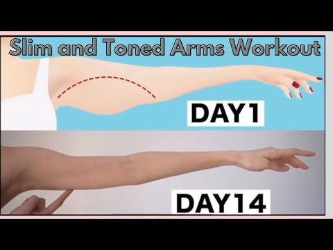 4MIN Slim & Toned Arms Workout// Lose Underarms Fat 🔥 Burning Fat # ...