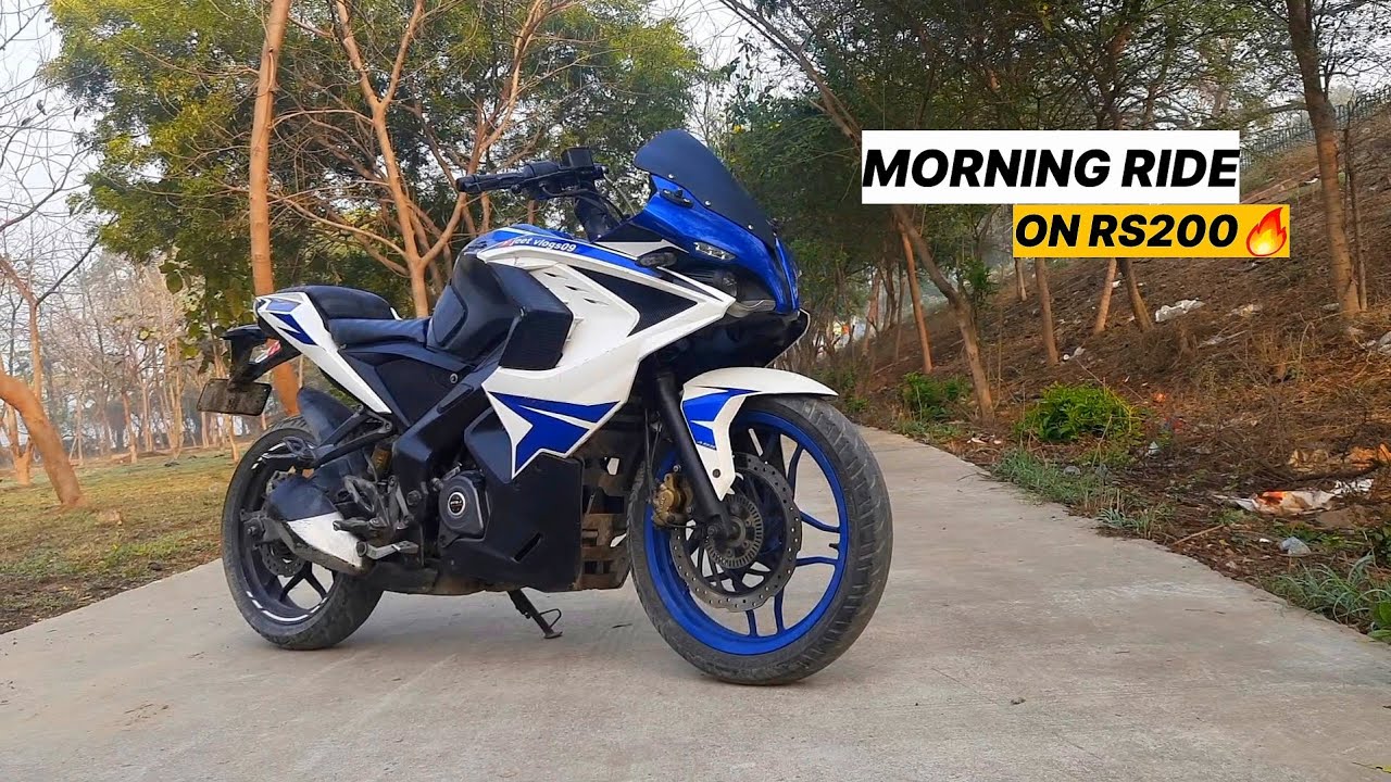 MORNING RIDE ON RS200 BS4🔥🚀 || FIRST VLOG ON MY CHANNEL - YouTube