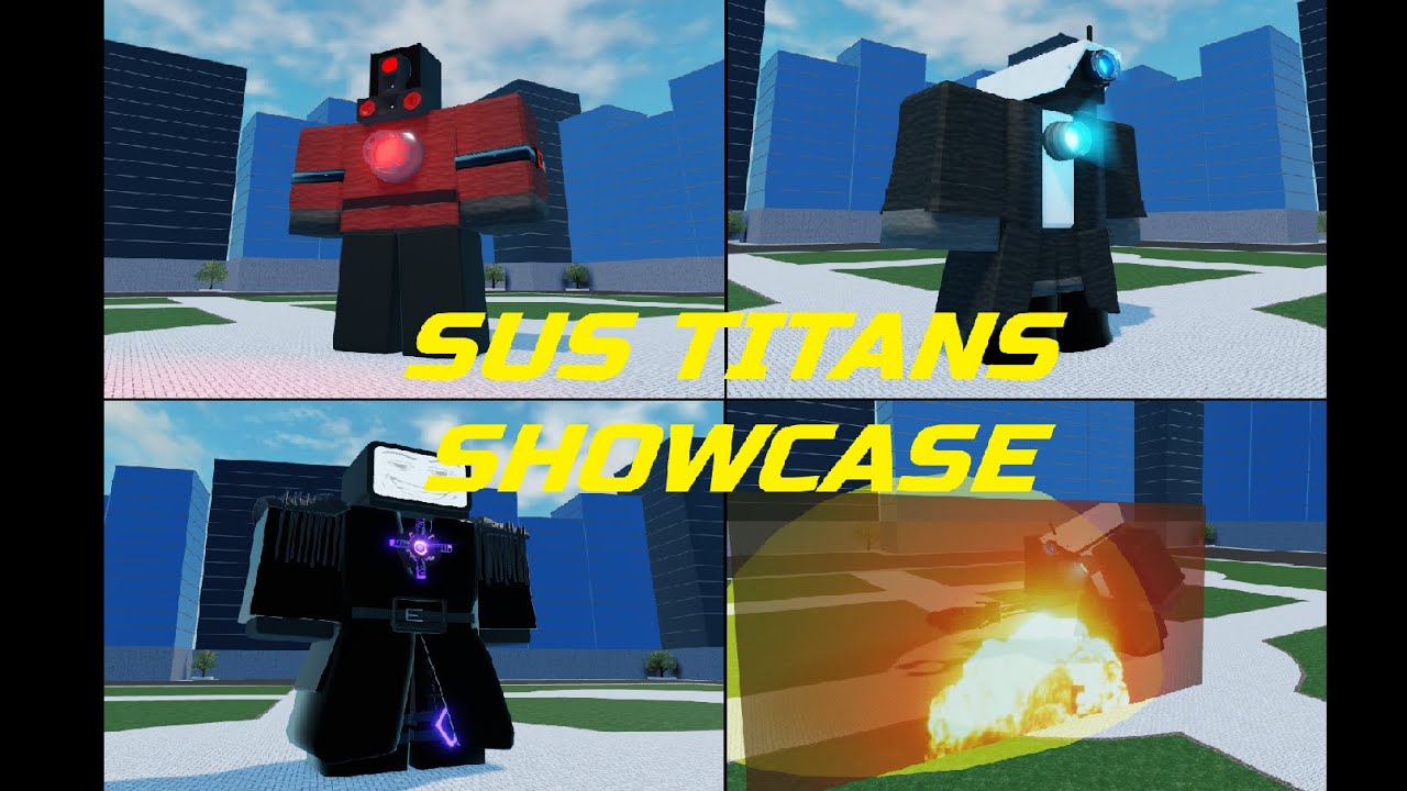 Skibidi Brawl Sus Titans Showcase 😳 #roblox - YouTube