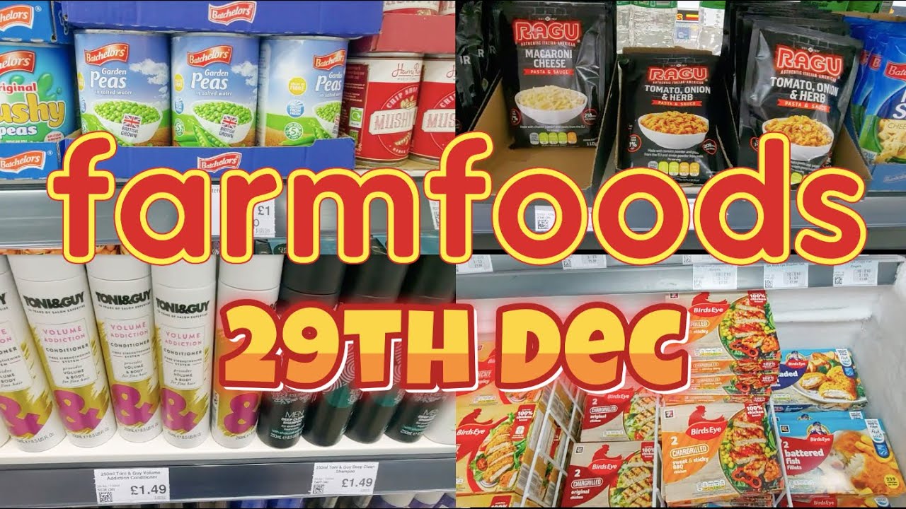 Farmfoods Bargains & Offers 29th December Uk Supermarket - YouTube