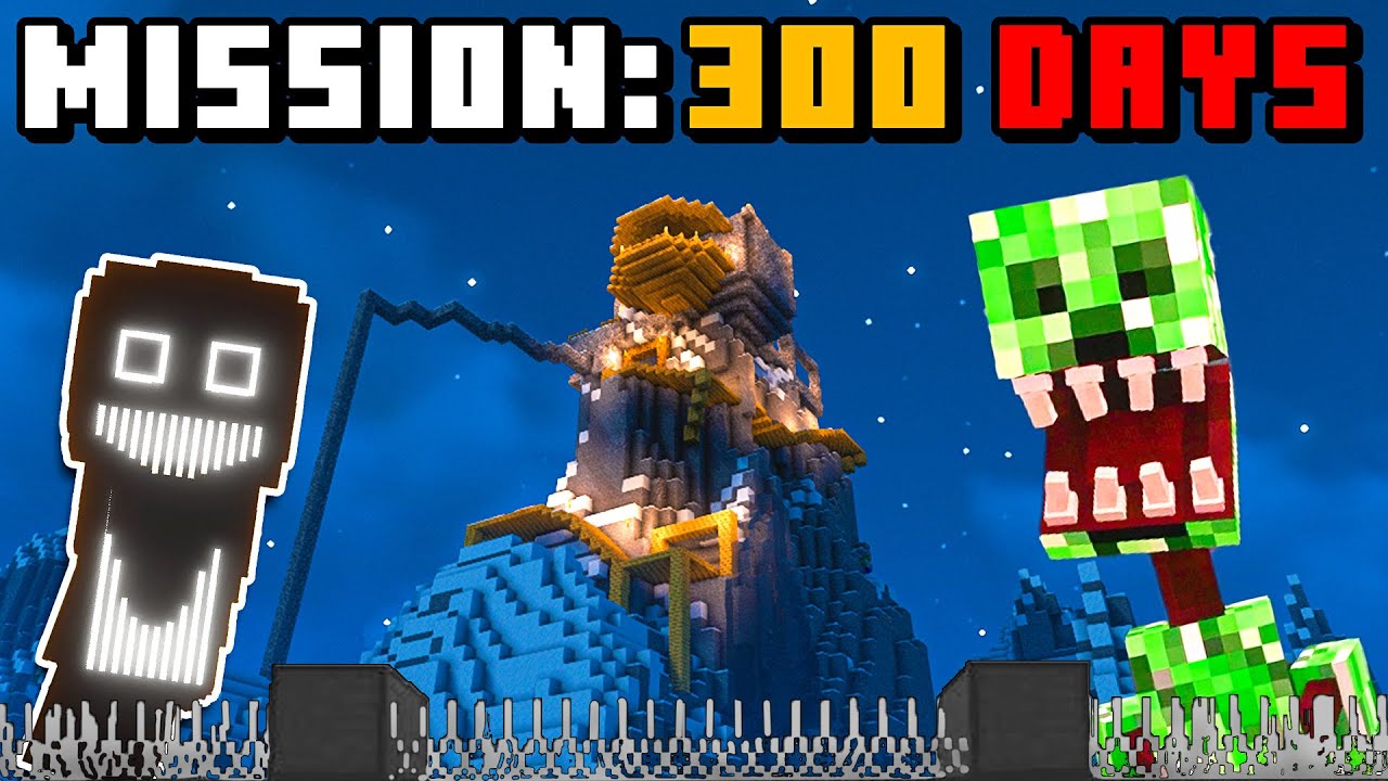 Surviving Every Minecraft HORROR MOD For 300 Days #4 - YouTube