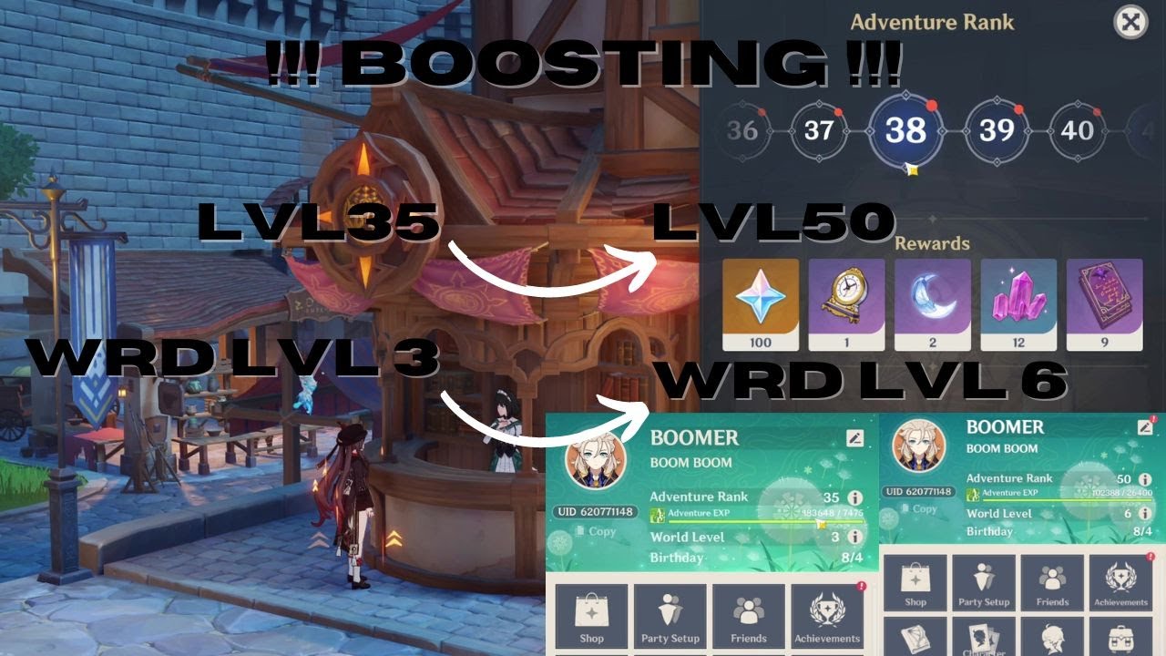 Account Boosting Genshin Impact - YouTube