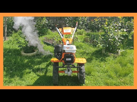 TUTORIAL DE CE SCOATE MOTOCULTORUL,MOTOSAPA  FUM ALB