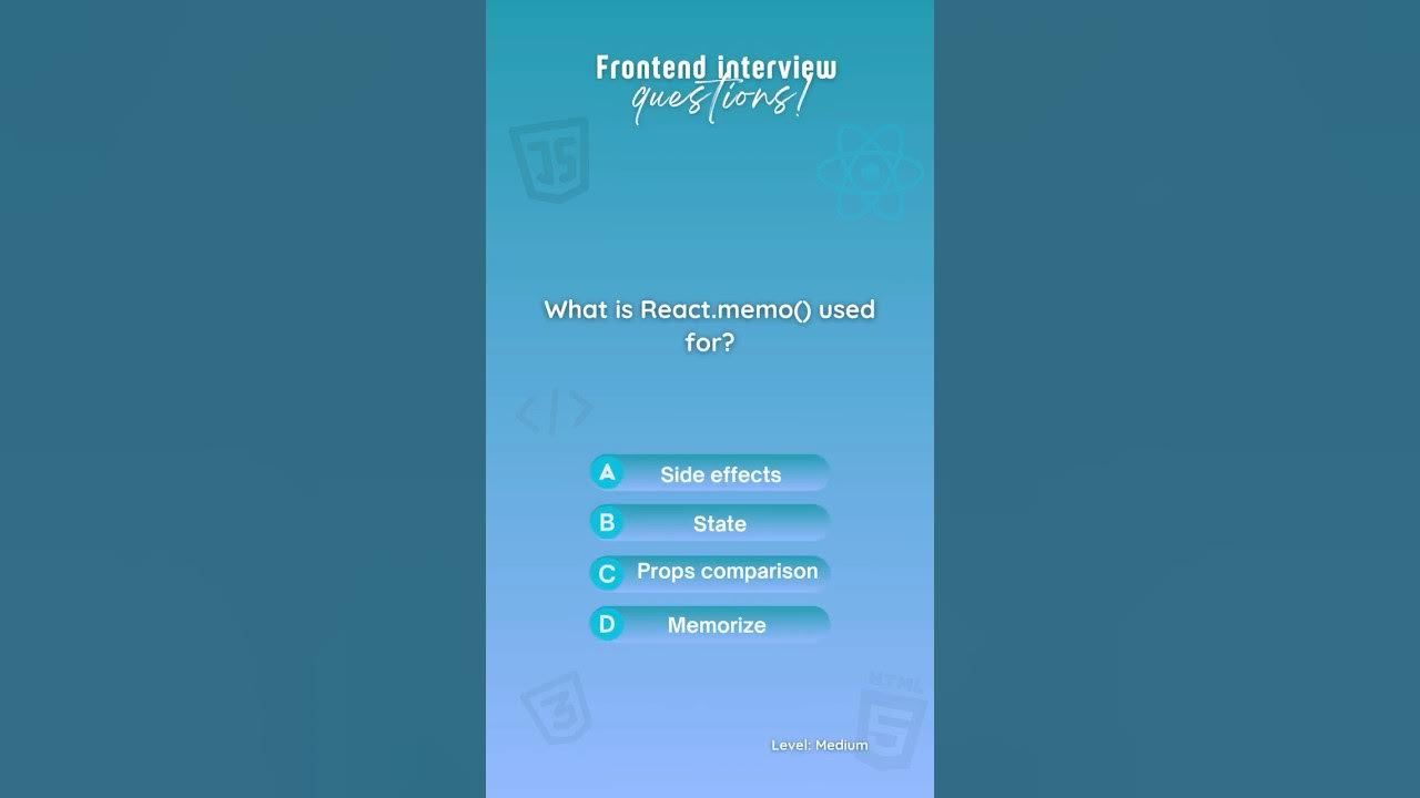 Frontend interview questions: Quiz 12 #javascript #react #interview #coding #developer - YouTube