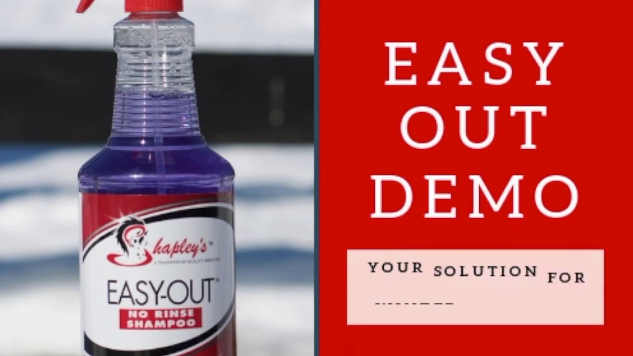 Easy Out Demonstration for Winter Horse Grooming! - YouTube