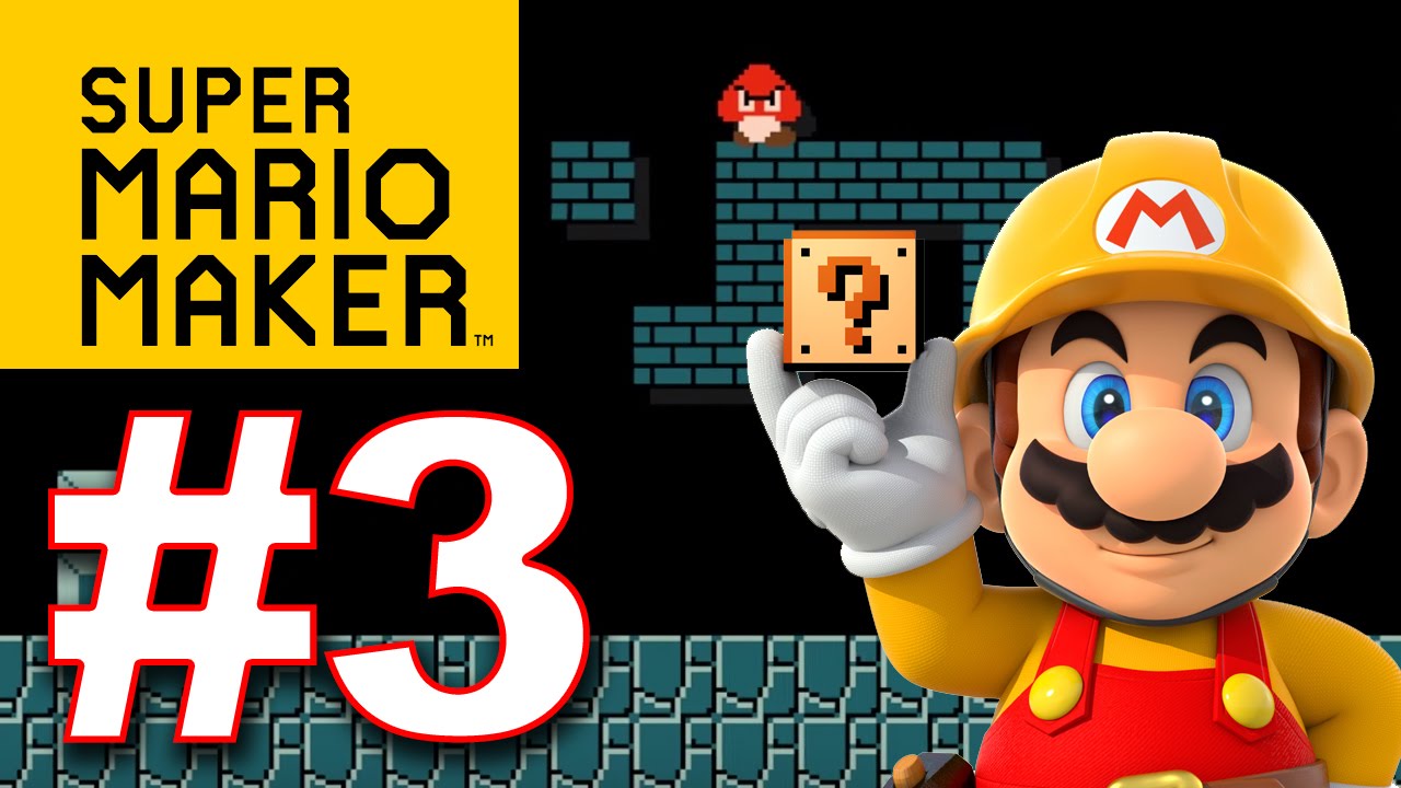 Super Mario Maker #3 1-2 Remix Underground Gaming Walkthrough - YouTube