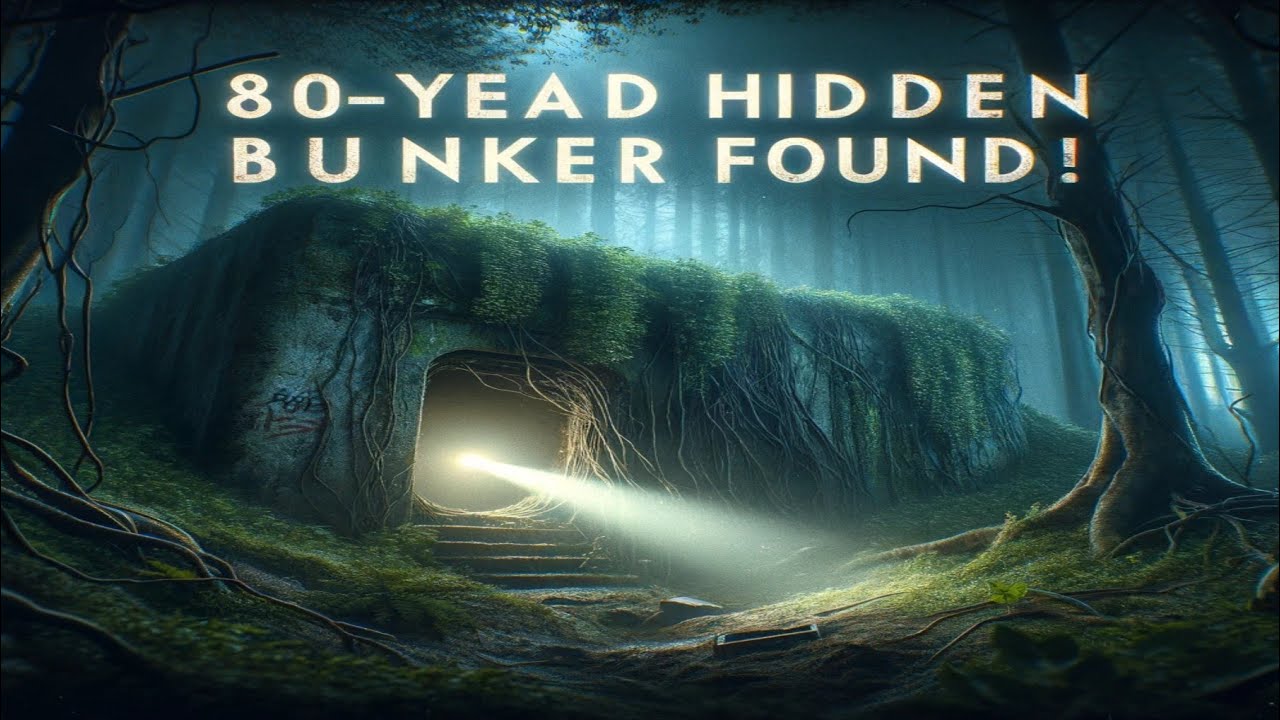 80-Year-Old Hidden Bunker Found! - YouTube