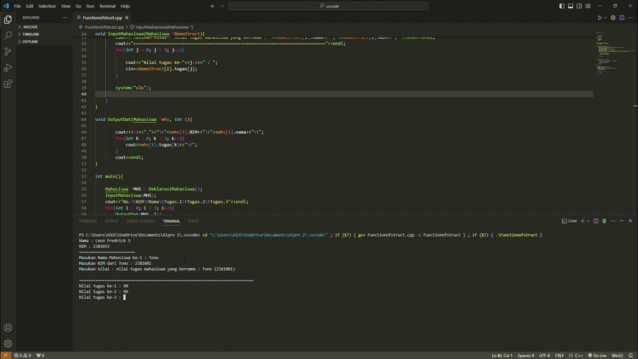 Function of struct - YouTube