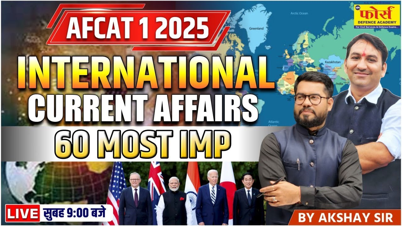 international current affairs 2025 | important international current ...