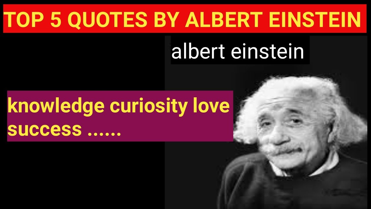Top 5 Tips Albert Einstein - YouTube