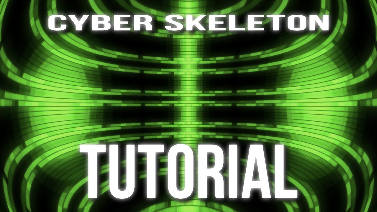 Cyber Skeleton | After Effects Tutorial Background #13 - YouTube