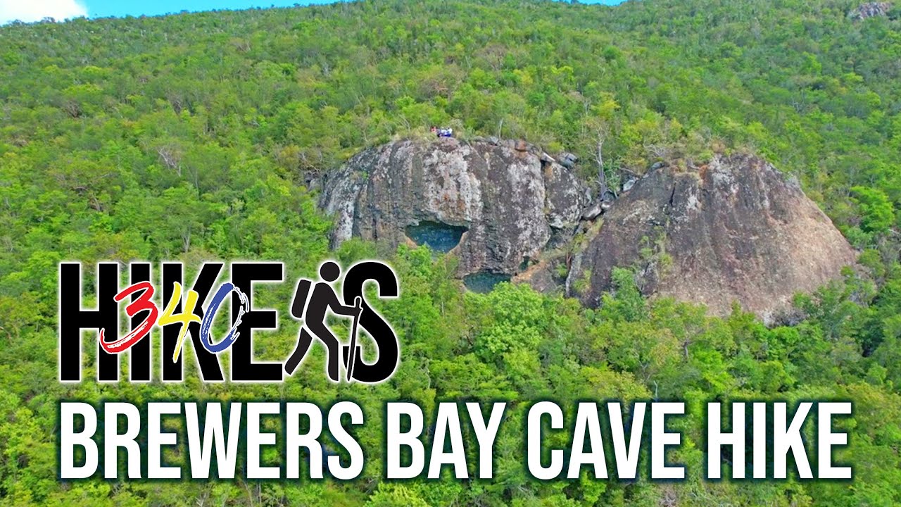 340 Hikers Brewers Bay Cave Hike St.Thomas - YouTube