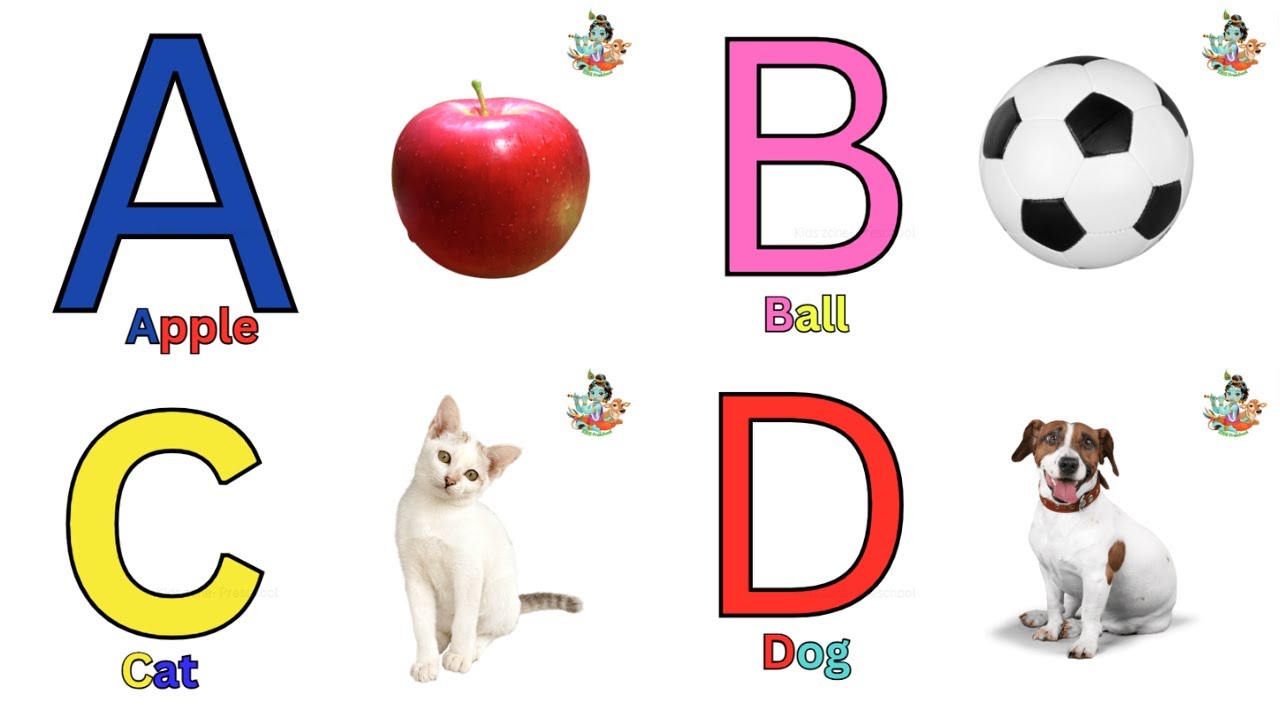 ABCD alphabet | ABCD Song | ABC Preschool Learning | A for APPLE ...