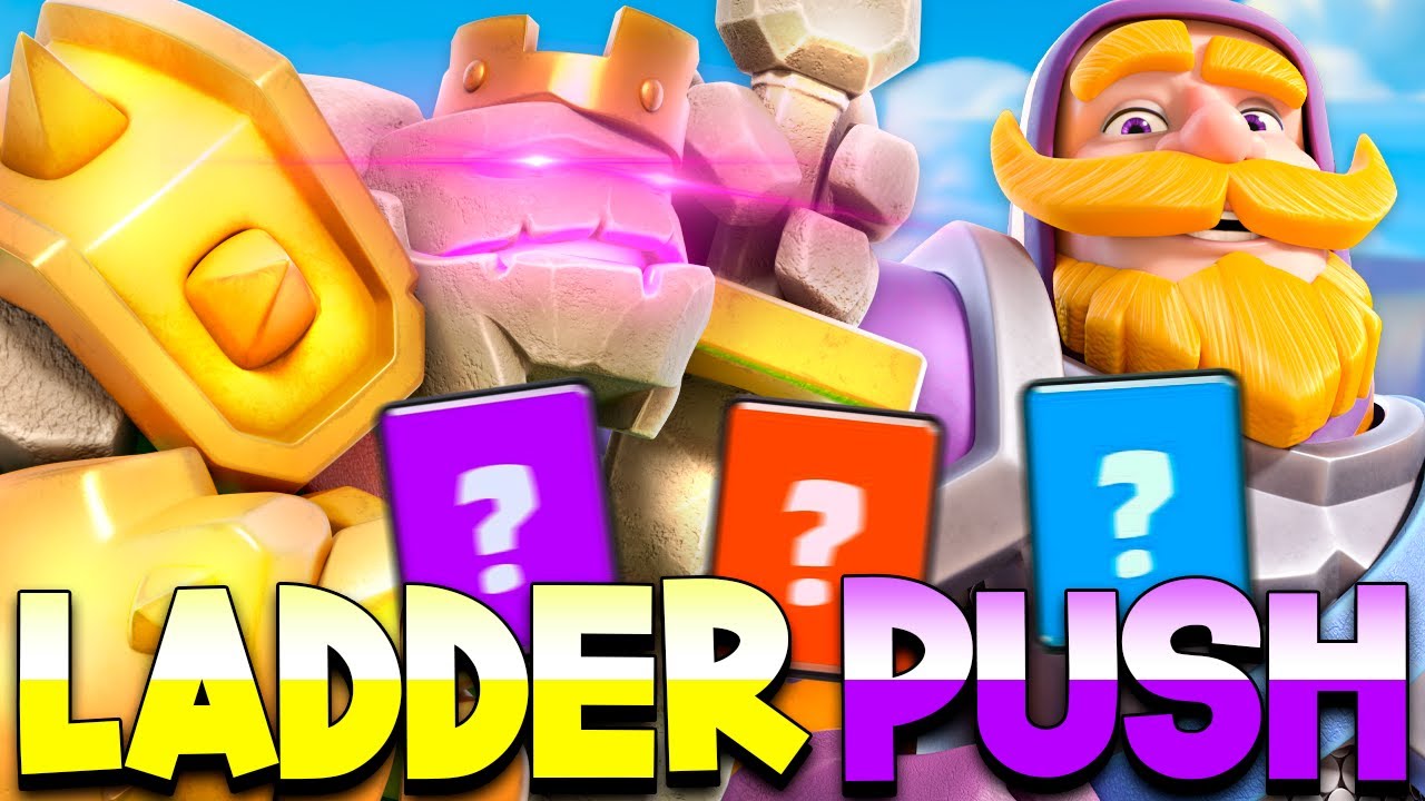 Ladder push with golem evo knight🫅 - YouTube