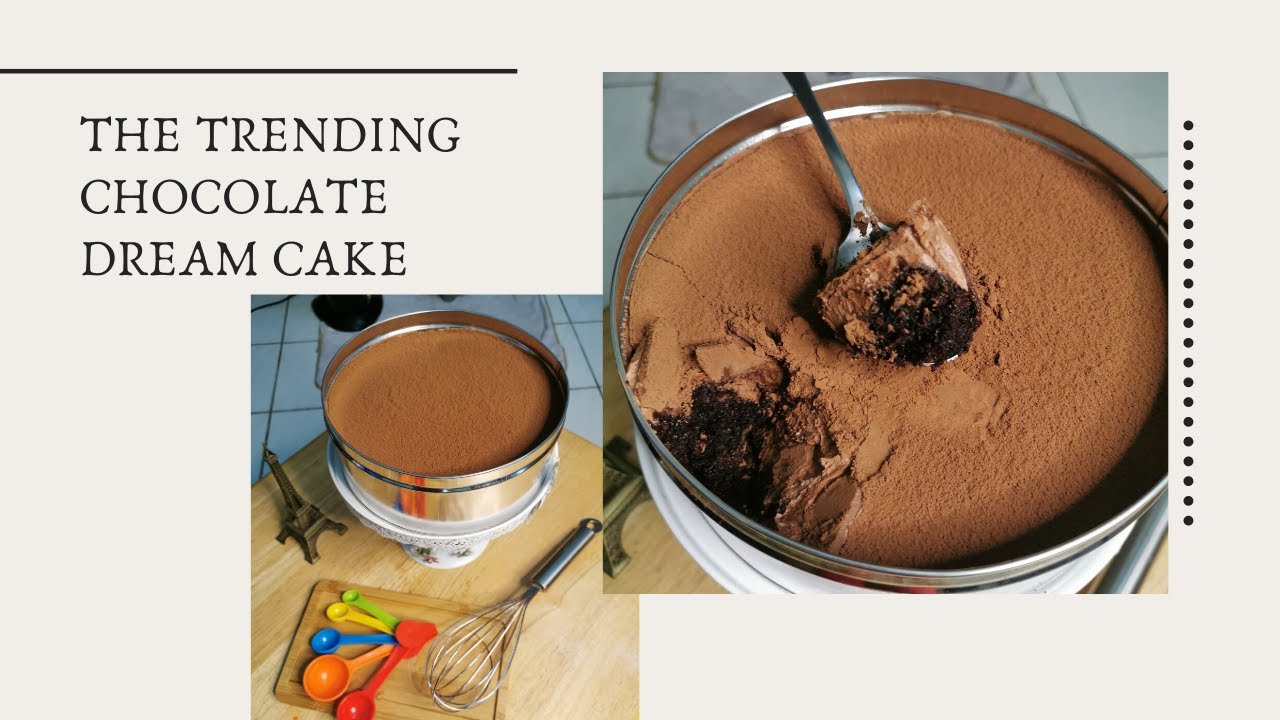 TRENDING CHOCOLATE DREAM CAKE/CAKE IN A CAN - YouTube