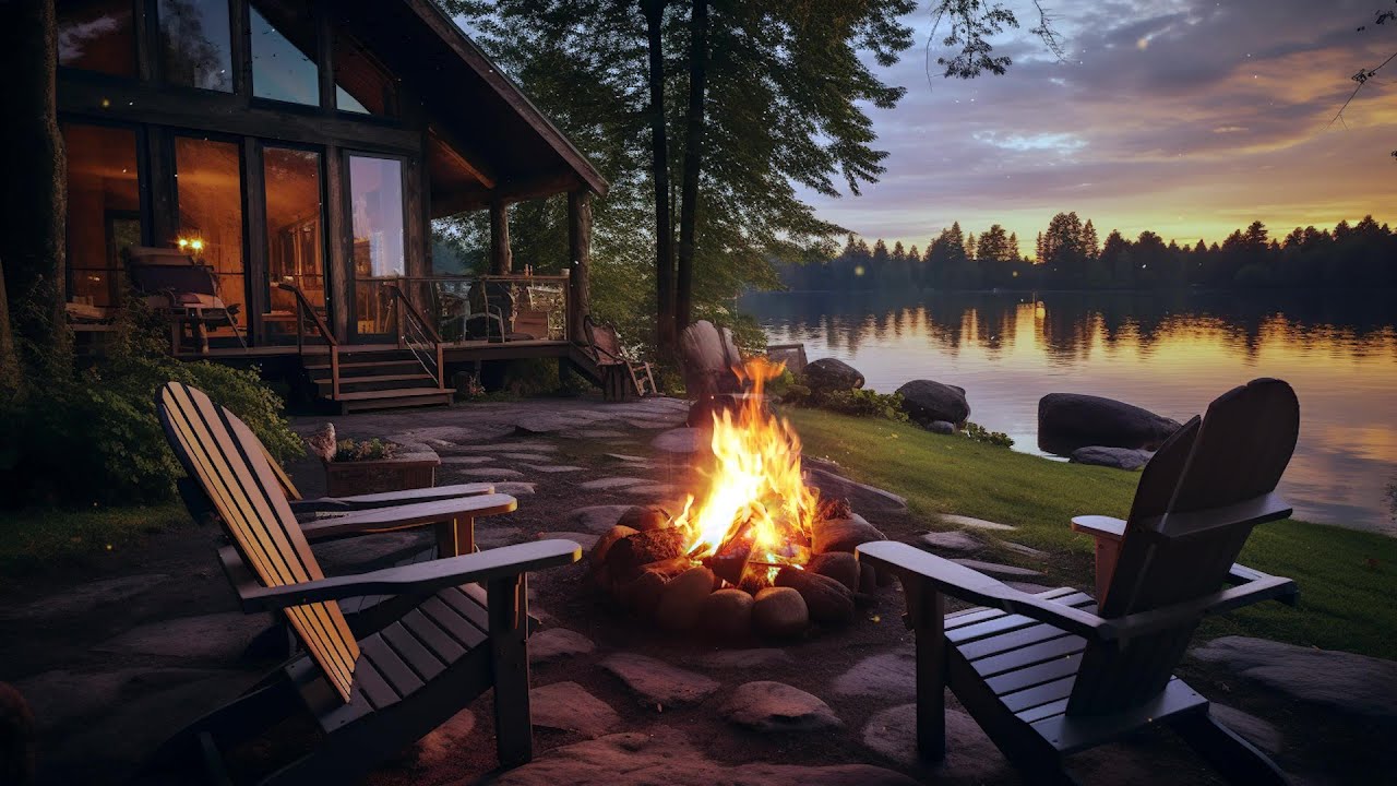 Calming Ambiance of Campfire's Warm Embrace | Soothing Fire Sounds for ...