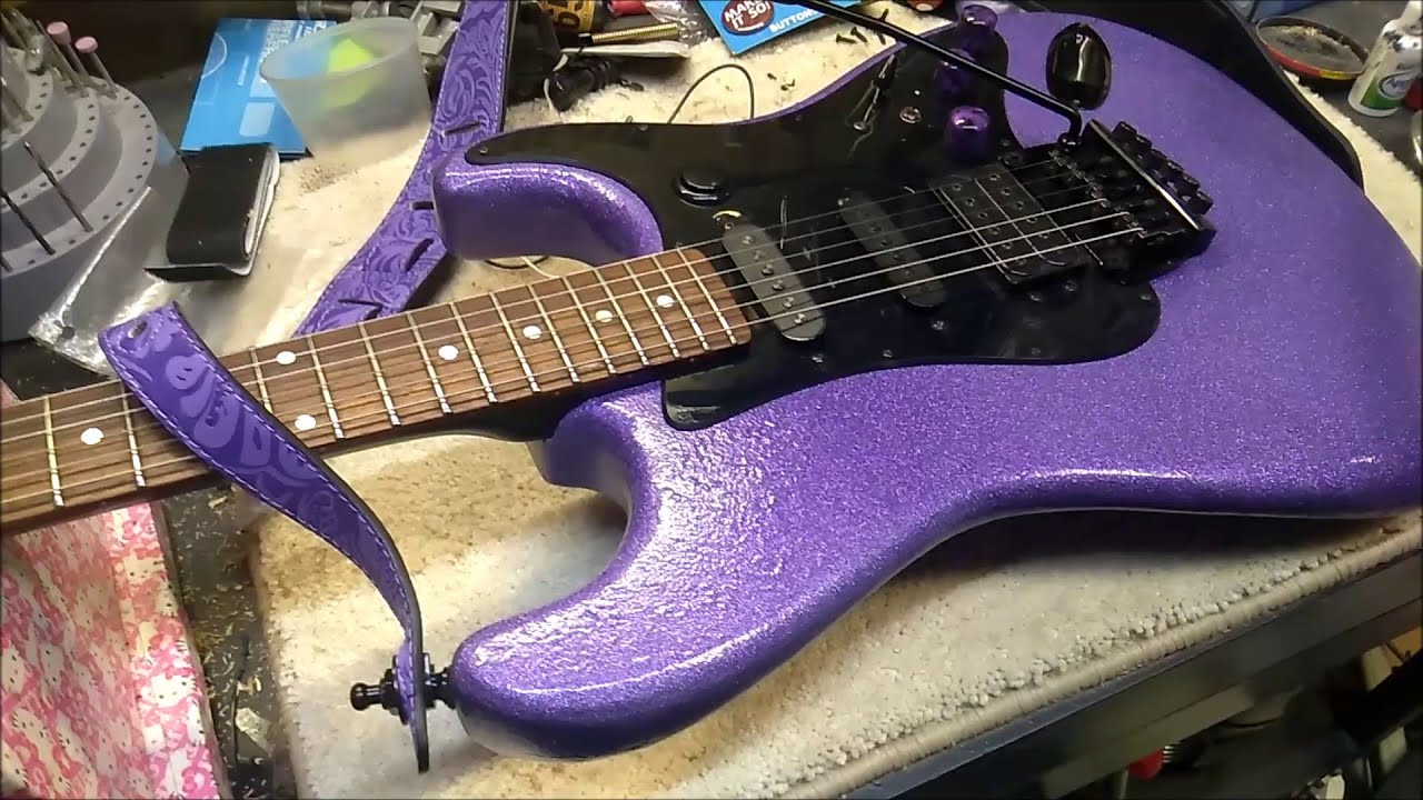 $3 Killswitch Mod w/ Sanwa Arcade Button (Pickguard install, Strat ...