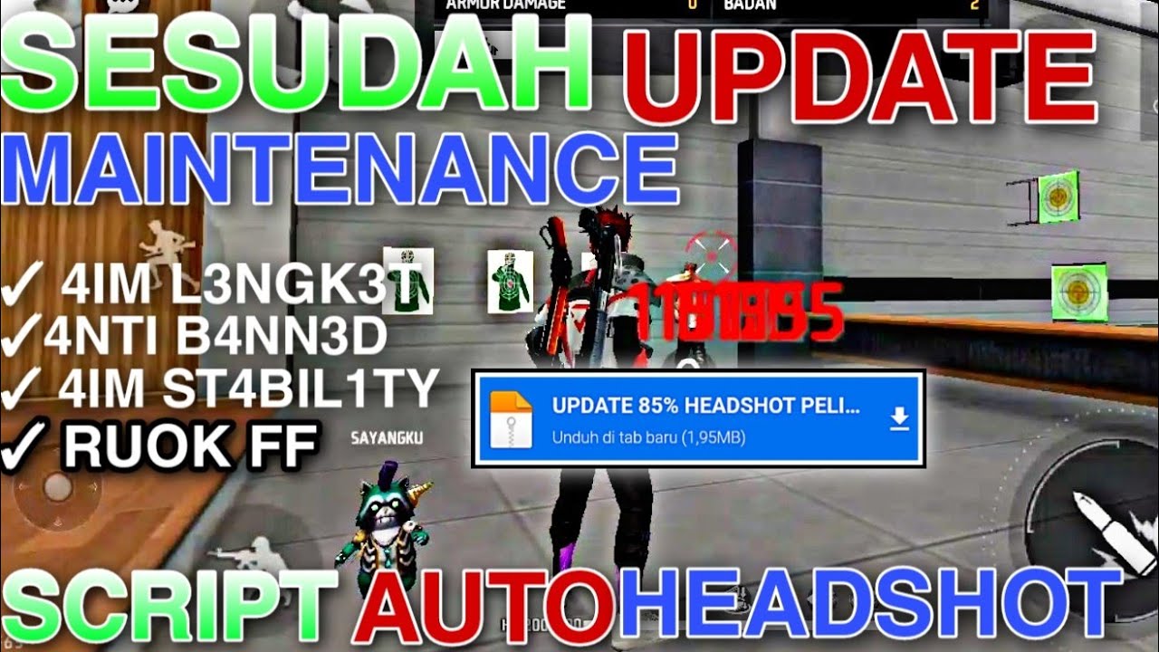 INILAH YANG KALIAN CARI GAMPANG HEADSHOT 🎯 CARA AUTO HEADSHOT FF 2022 SETELAH UPDATE VIP.1.3 ...