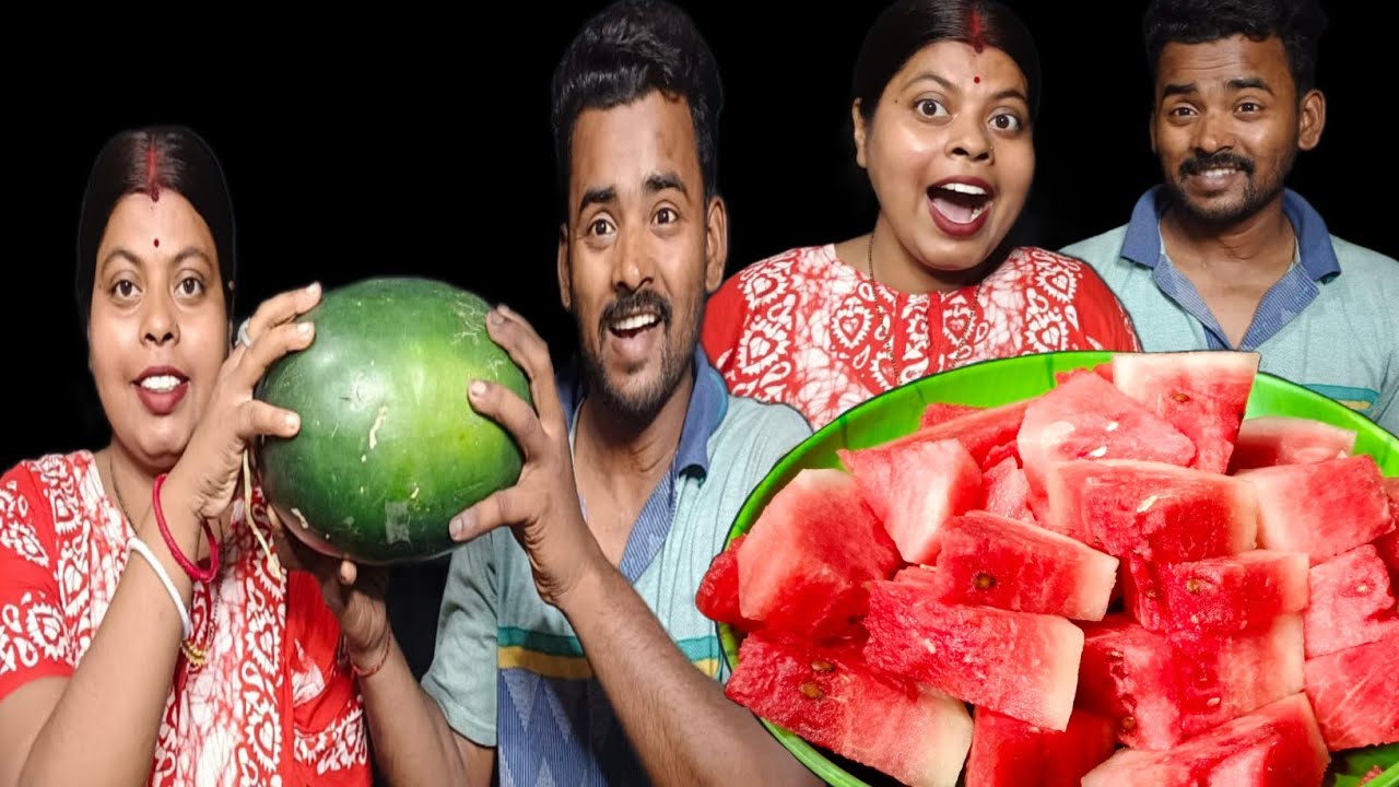 WATERMELON EATING COMPETITION | watermelon challenge ...