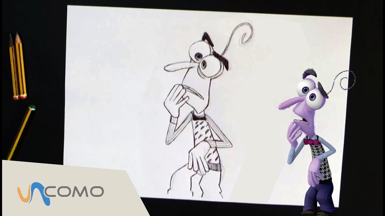 Dibujar a Miedo - Temor de Inside Out - Del Revés - YouTube
