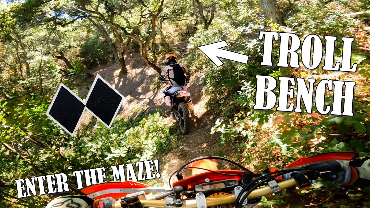 Riding the Troll Trail System - Super Overgrown! (Hollister Hills ...