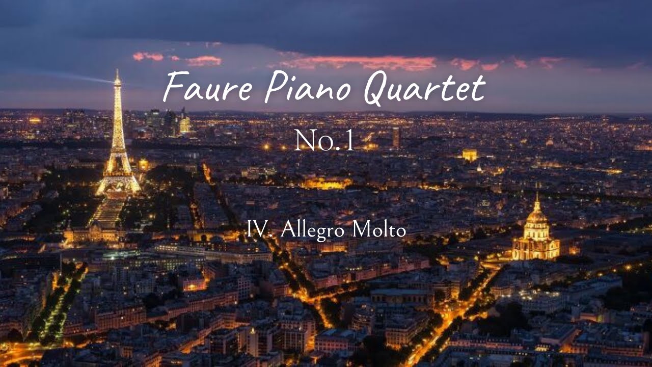 Faure Piano Quartet No. 1🗼 I LIVE PERFORMANCE - YouTube Music