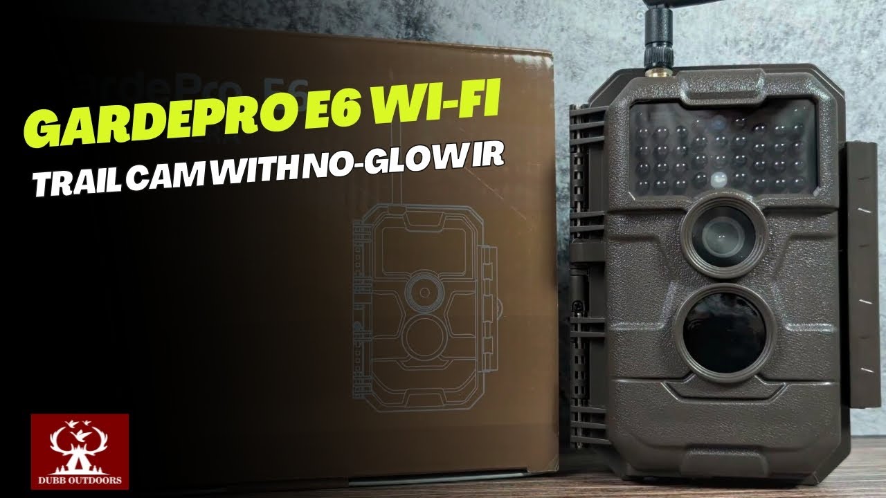 GardePro E6 Wi Fi Trail Cam with No Glow IR - YouTube