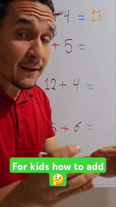 how to add numbers for kids easily and quickly 😎 - YouTube
