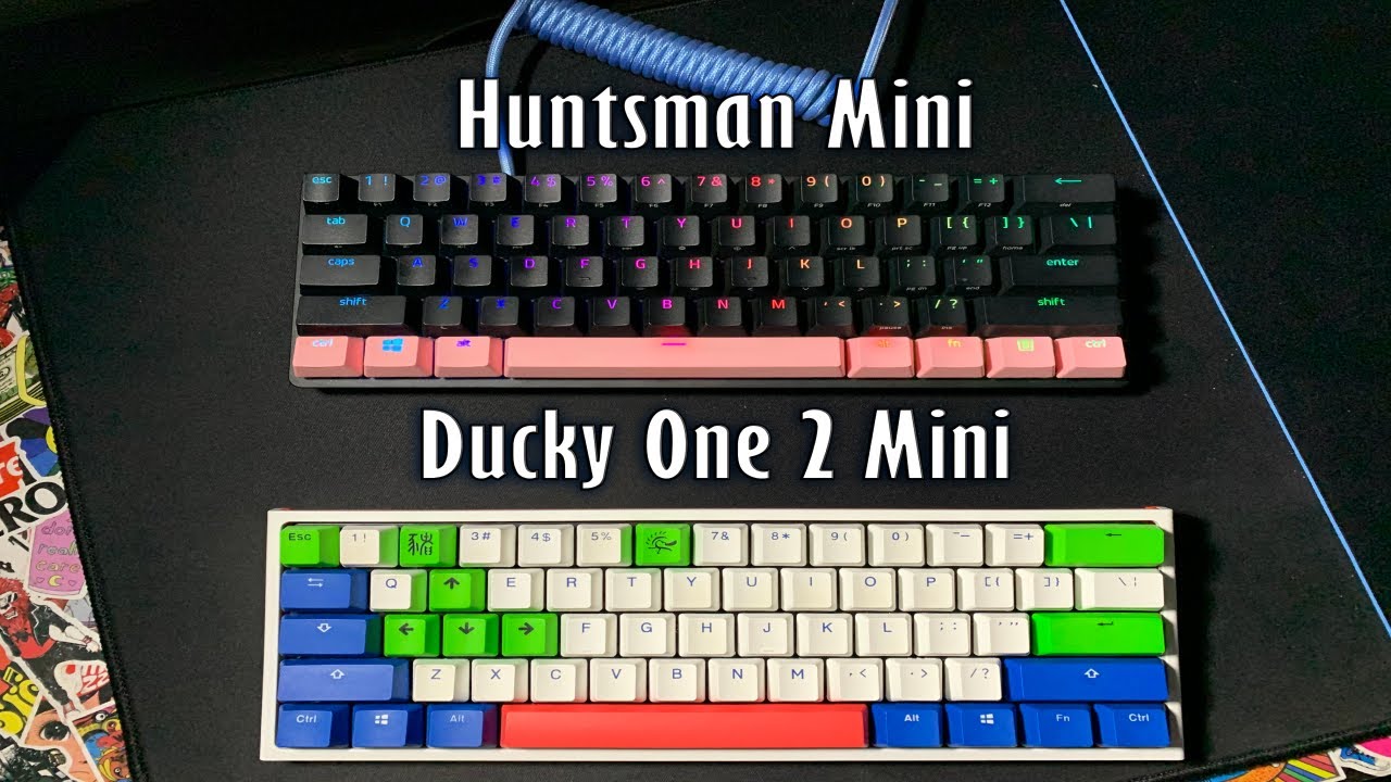 Which is better? Razer Huntsman Mini vs. Ducky One 2 Mini Review - YouTube