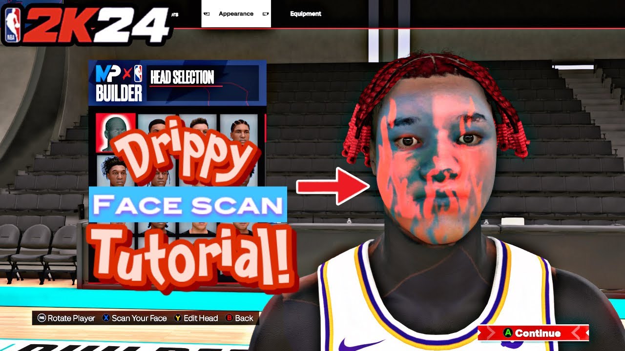 HOW TO GET ANY FACESCAN in NBA 2K24•BEST DRIPPY FACESCAN+COMP FACE ...
